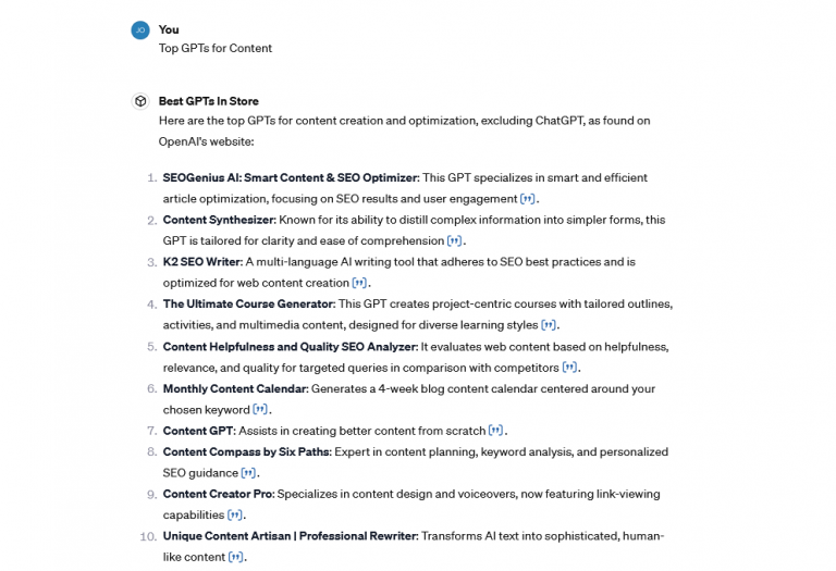 The Best GPTs In ChatGPT Store Curated by a Creator - GiPiTi